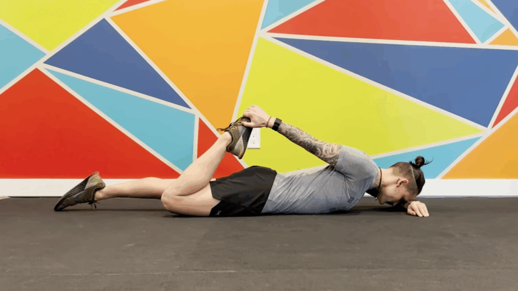 Flexibility/Cool-Down: Prone Quad Stretch - CRACKYL